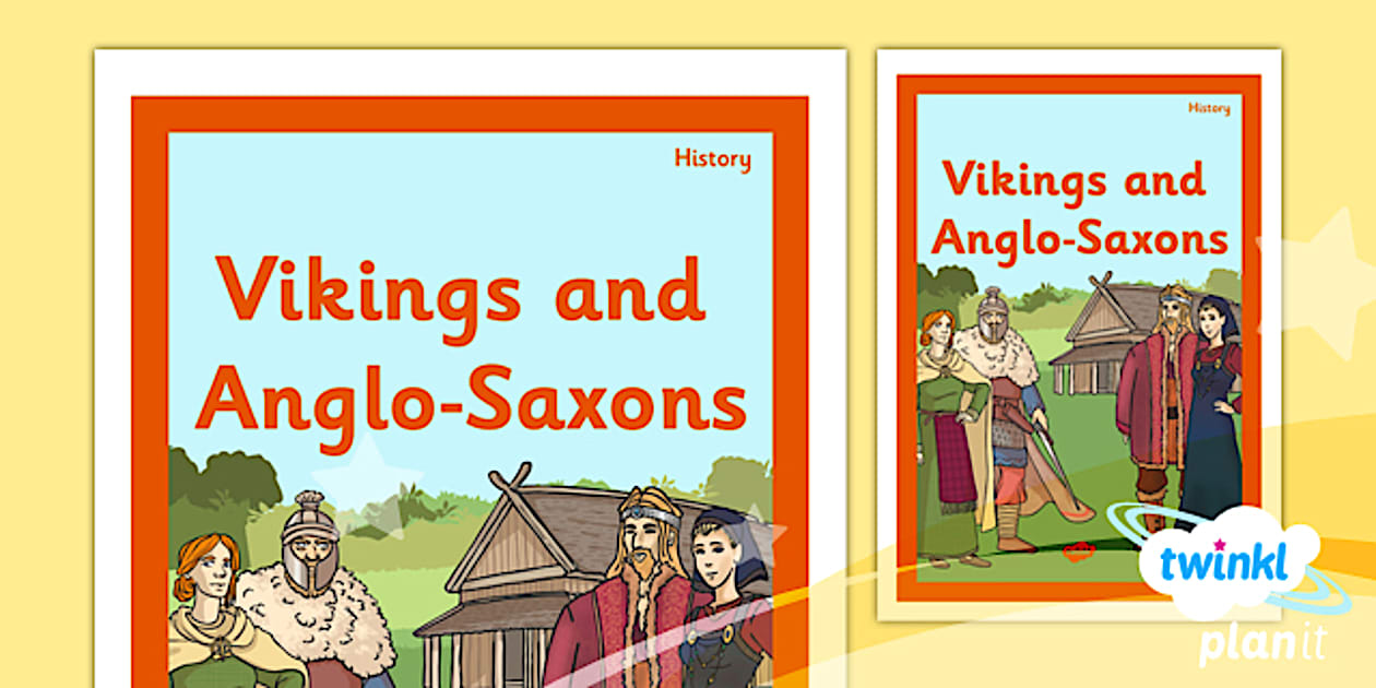 Black and White History: Vikings and Anglo-Saxons LKS2 Unit Book Cover