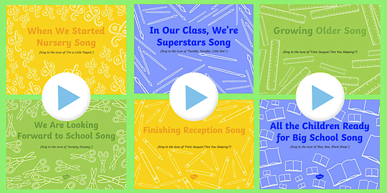 EYFS End of Year Songs and Rhymes PowerPoints Pack - Twinkl