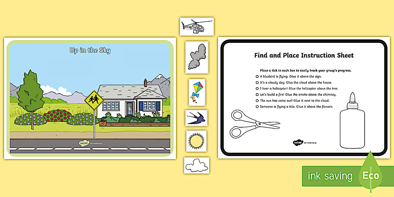 Up in the Sky Can You Find...? Poster and Prompt Card Pack