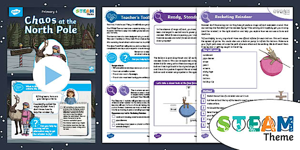 Chaos at the North Pole: Primary 6 Challenge Pack - Twinkl