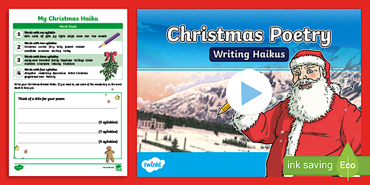Winter Haiku – Christmas Haiku Teaching Pack – KS2