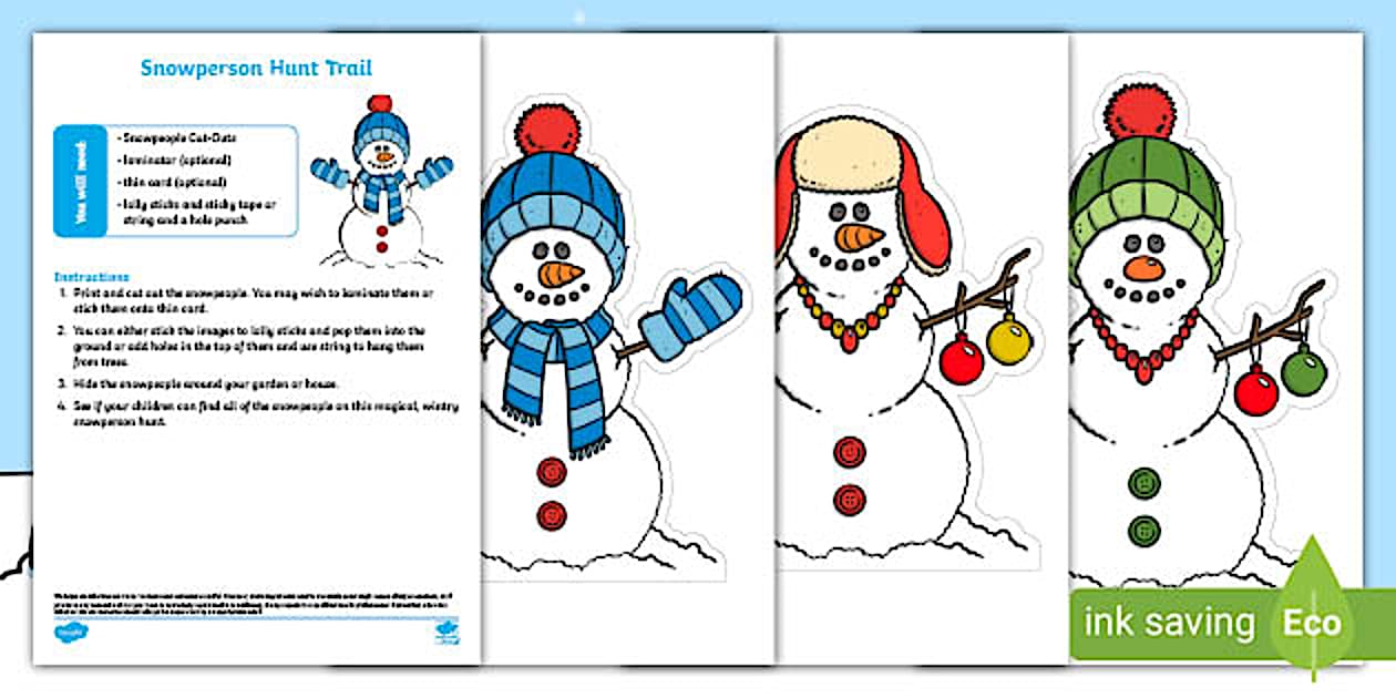 Snowman Hunt Trail (صُمم من قبل مُختصّين)