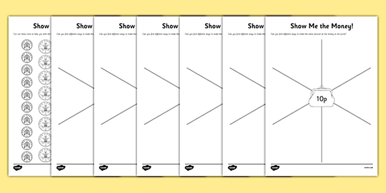 Understanding Money Worksheets KS1 - Year 1 (teacher made)