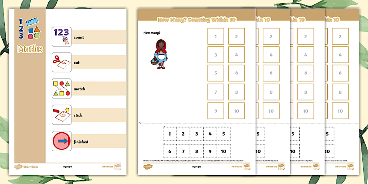 👉 SEND Structured Steps Little Red Riding Hood 'How Many?' Counting ...