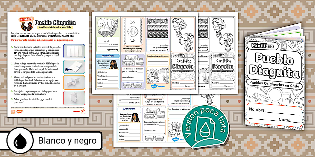 Pueblo Originario | Diaguita | Minilibro | Chile | Historia