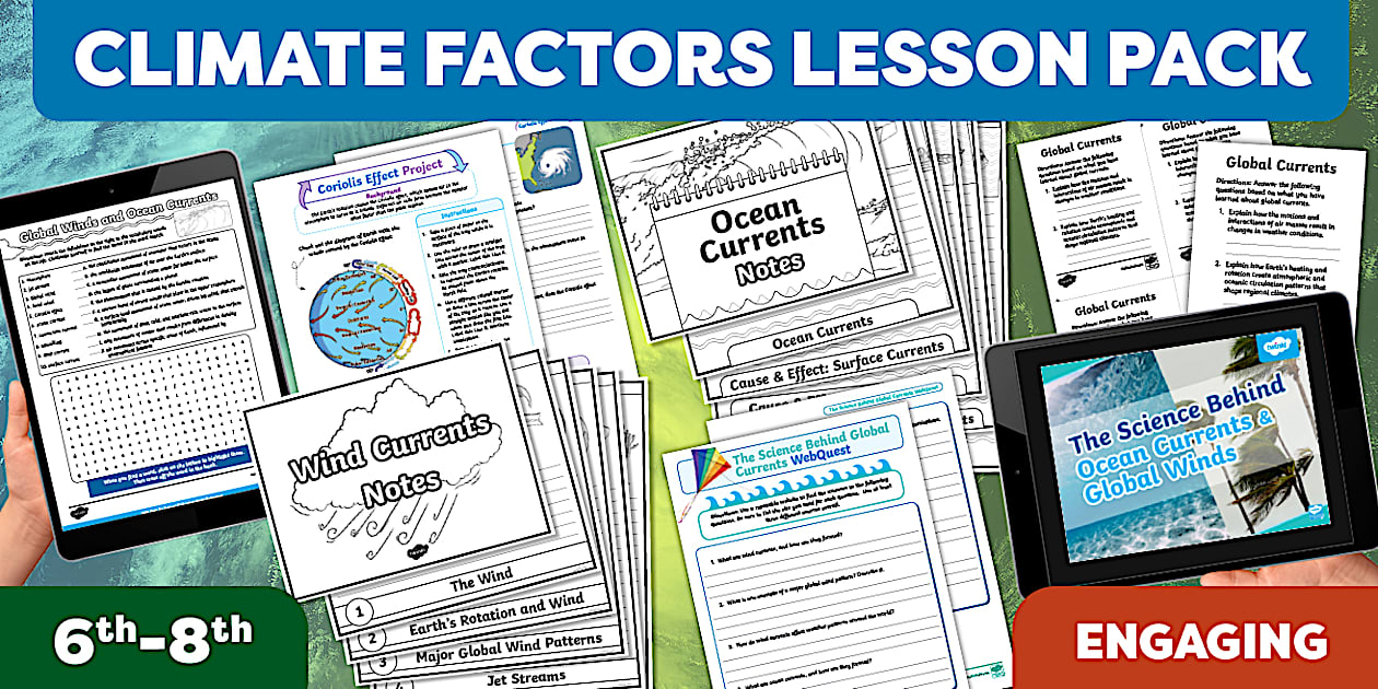 Weather and Climate Factors | Science | Twinkl USA - Twinkl