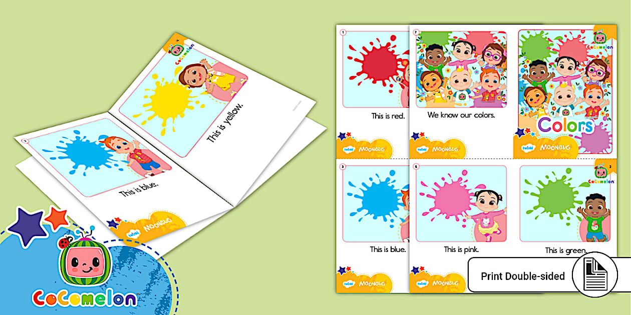 FREE! - CoComelon: Colors Emergent Reader - Twinkl