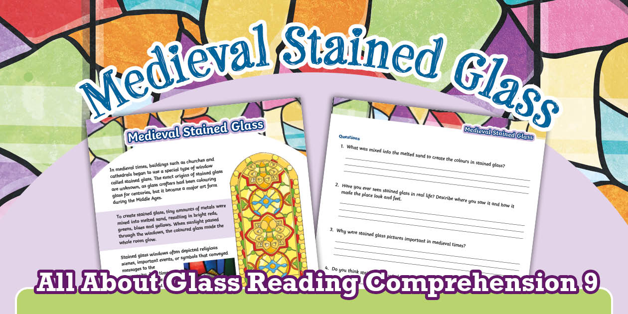 Medieval Stained Glass Reading Comprehension