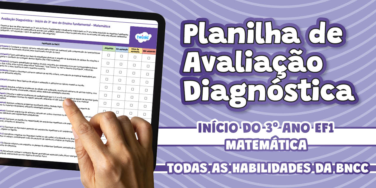 Avaliação Diagnóstica 3º Ano Matemática