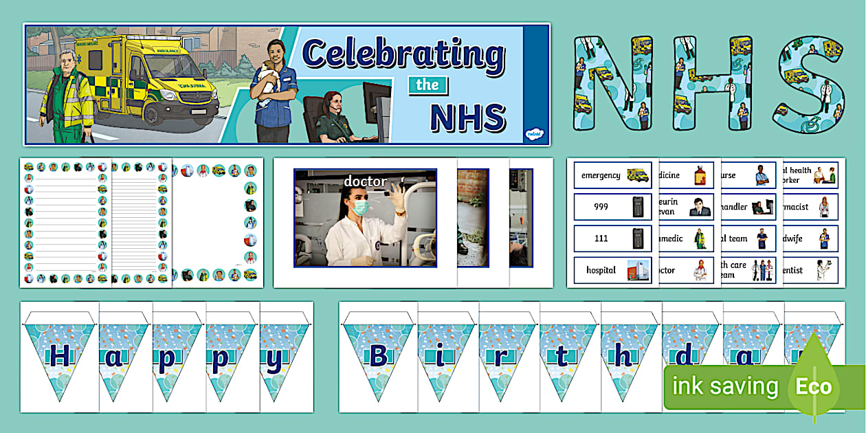 KS2 Celebrating 75 Years of the NHS Display Pack - Twinkl