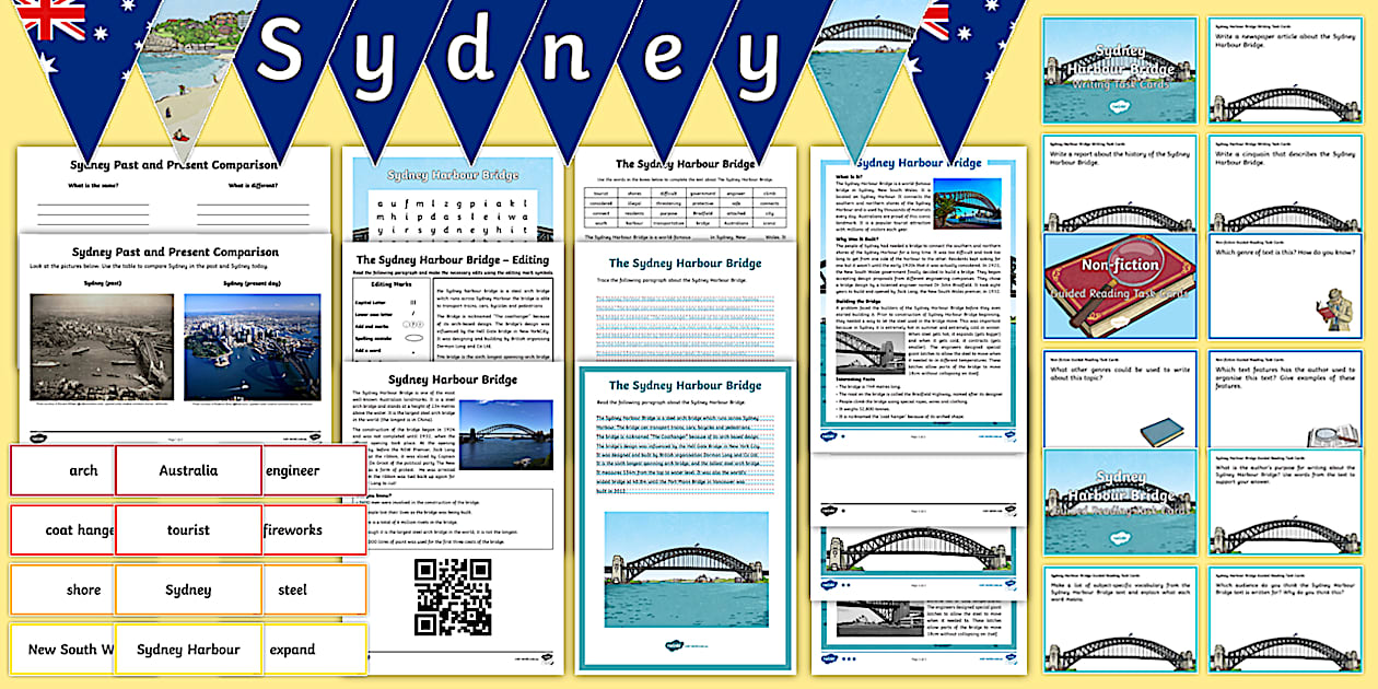 Sydney Harbour Bridge Upper Primary Resource Pack - Twinkl