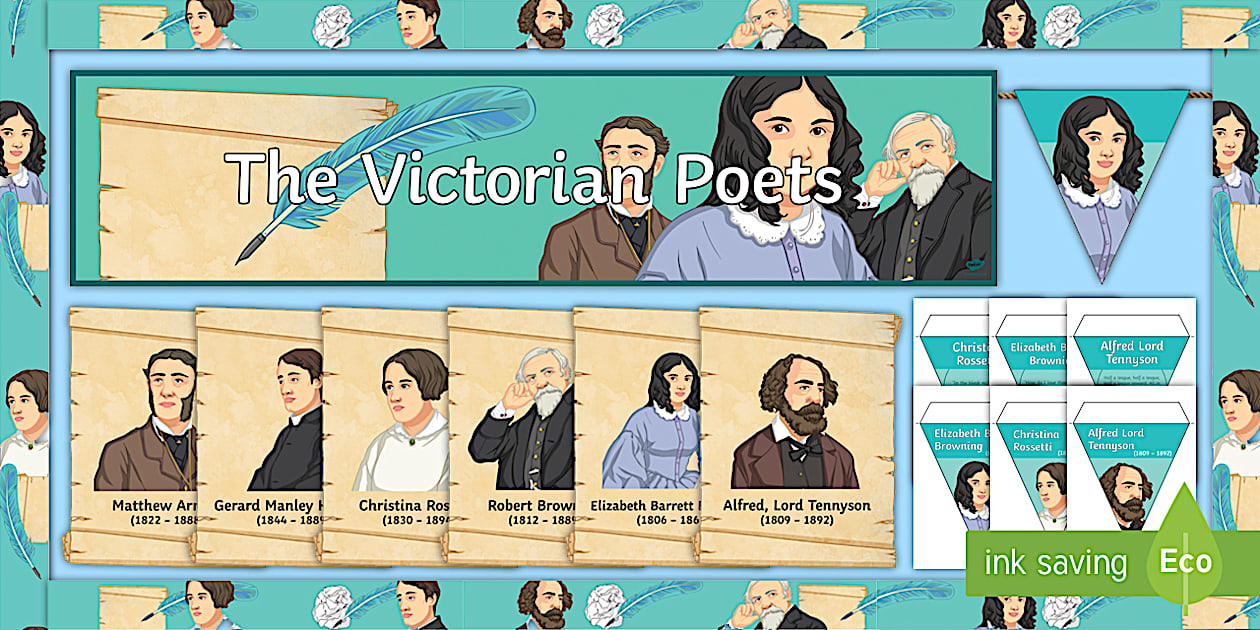 GCSE Victorian Poets Display Pack - Twinkl