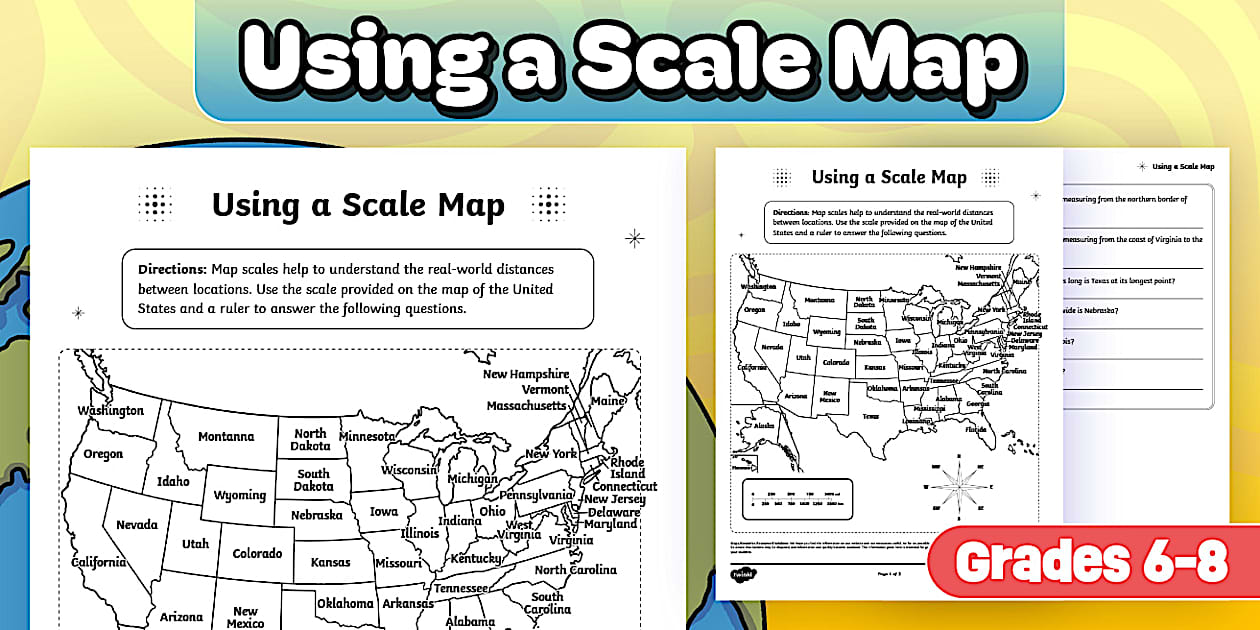 Using a Scale Map Activity for 6th-8th Grade