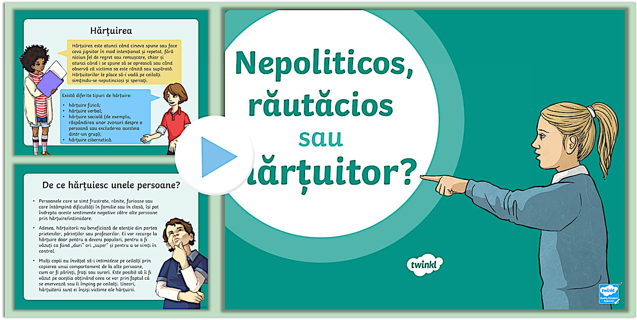 Despre bullying — Caracteristicile unui hărțuitor | Twinkl