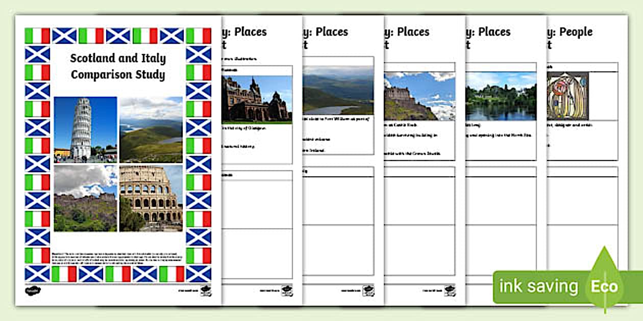 Scotland and Italy Comparison Study Research Booklet