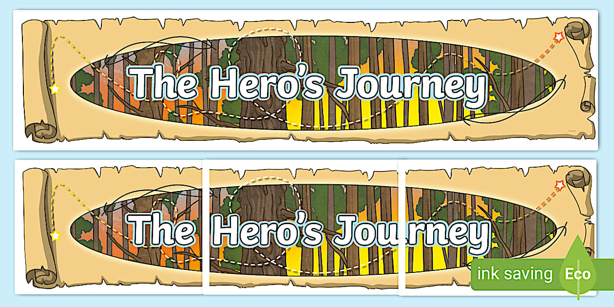 The Hero's Journey Display Banner (teacher made) - Twinkl