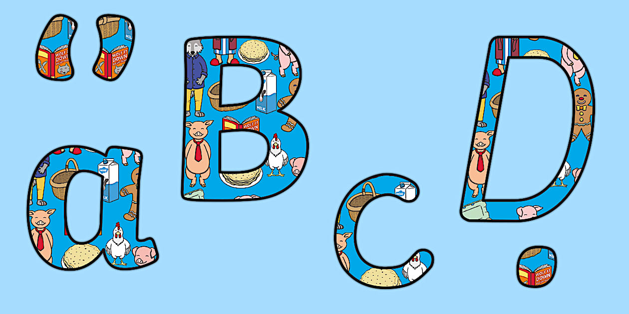 Themed Display Lettering to Support Teaching on Mr Wolf's Pancakes - mr ...