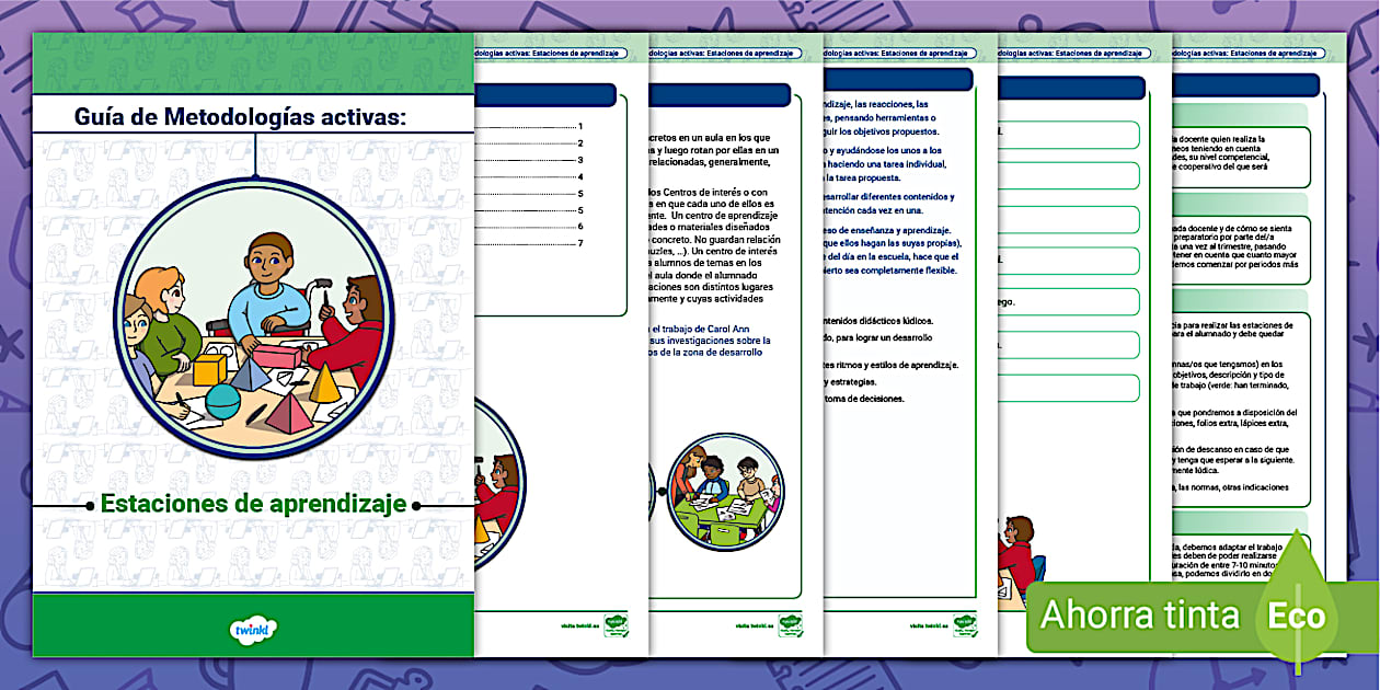 Guía para docentes: Estaciones de aprendizaje – Metodologías activas
