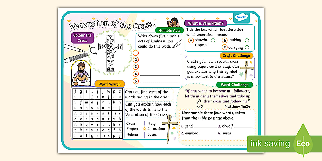 Veneration of the Cross Activity (teacher made) - Twinkl
