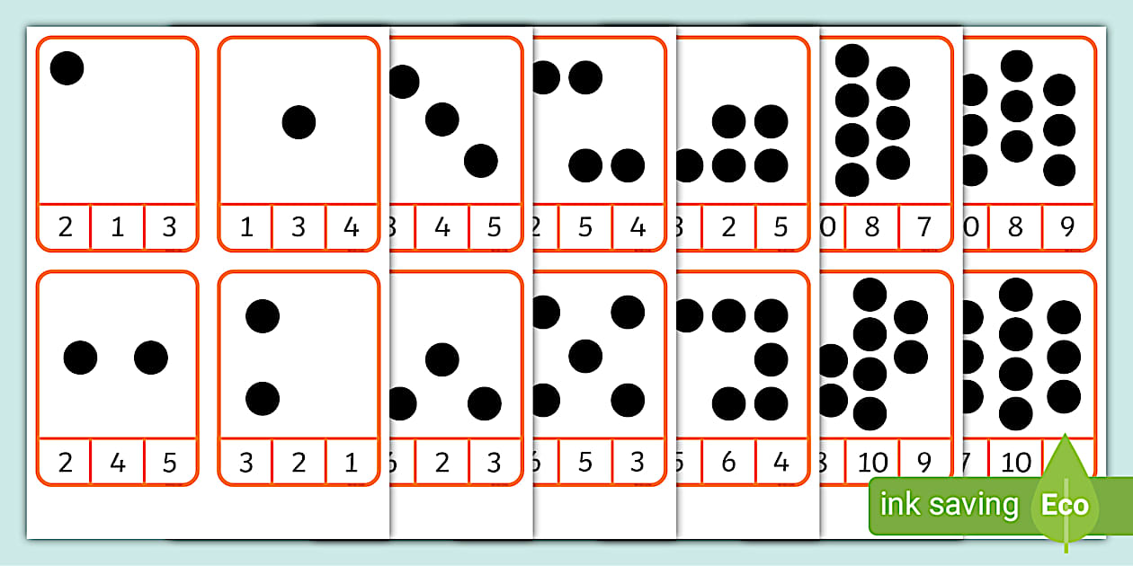 Subitising to 10 Peg Matching Cards (teacher made) - Twinkl