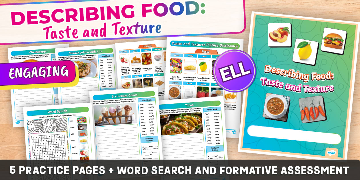 ESL Conversation Food Worksheets for ELL | Twinkl USA