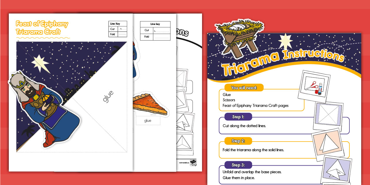 * NEW * Feast of Epiphany Triarama Craft - Twinkl