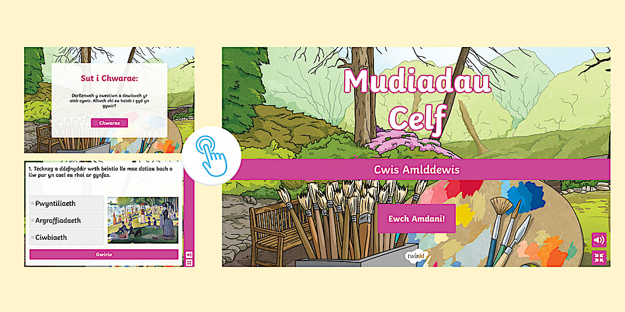 Cwis Mudiadau Celf (teacher made) - Twinkl