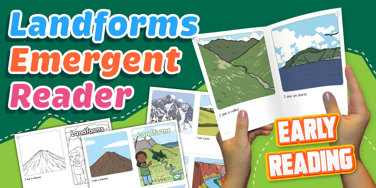 Landforms Early Emergent Reader I Early Reading I Science