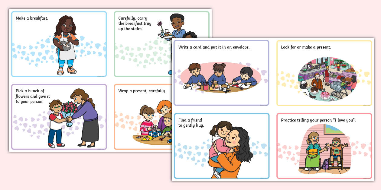 Mother's Day Brain Break Action Cards (Teacher-Made)