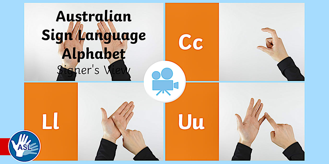 Auslan Video Lessons | Sign Language | Signer's Alphabet