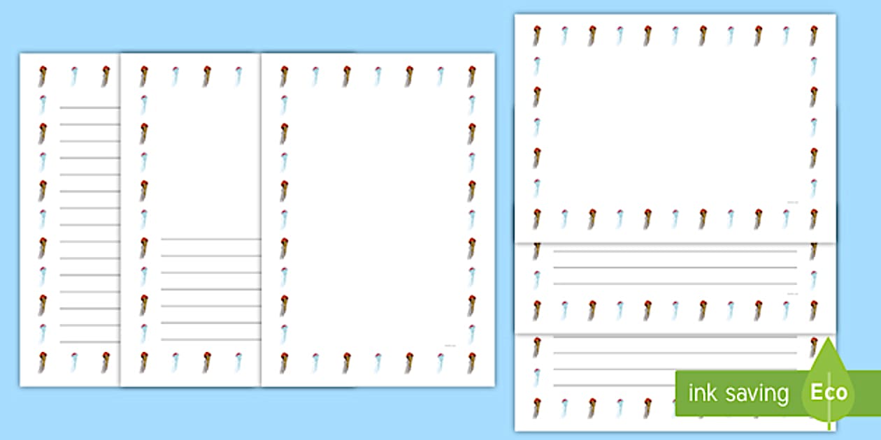 Editable Jellyfish Page Borders (teacher made) - Twinkl