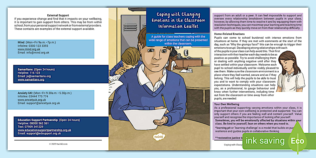 Guide for Teachers to Help Children with their Emotions