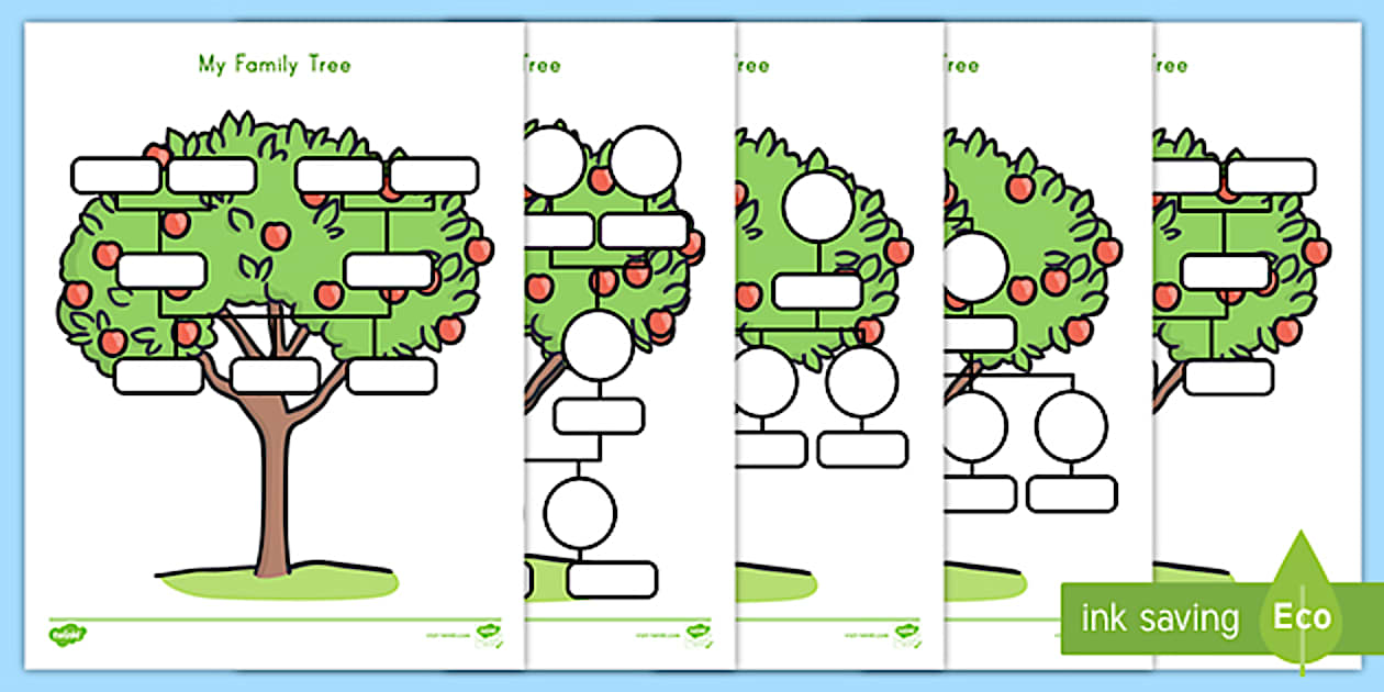 Family Tree Worksheet For Kids | Resources | Twinkl USA