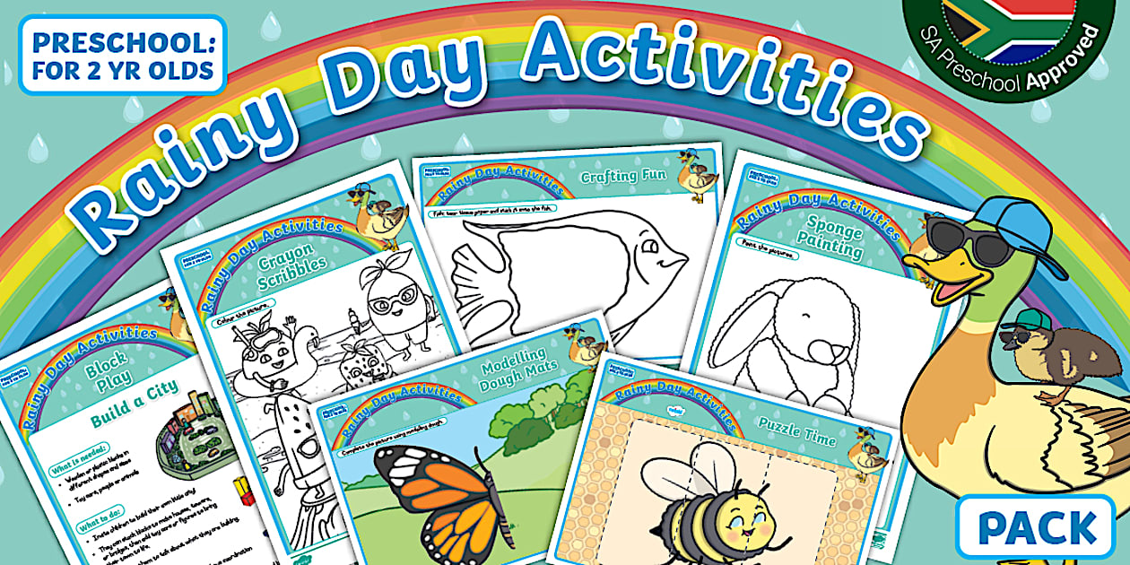 Rainy Day Activities for 2-Year-Olds Pack