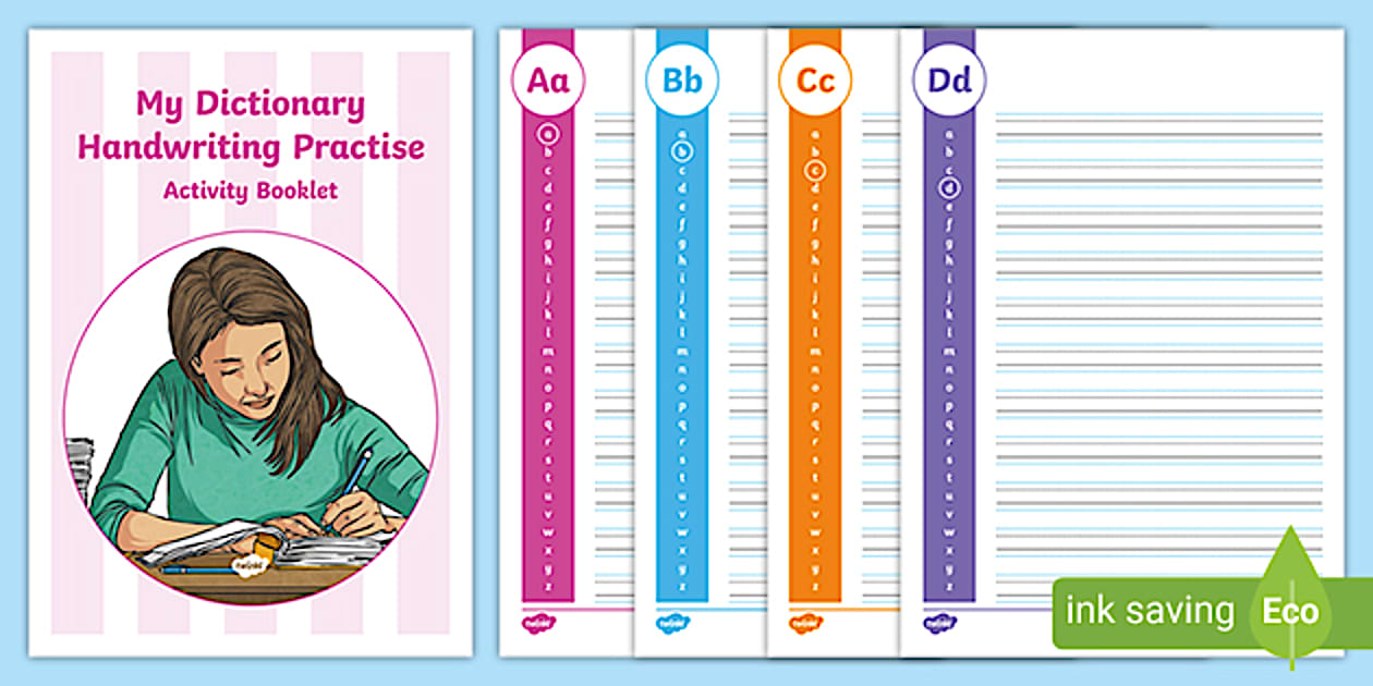 My Dictionary - Handwriting Booklet KS2 - Primary Resources