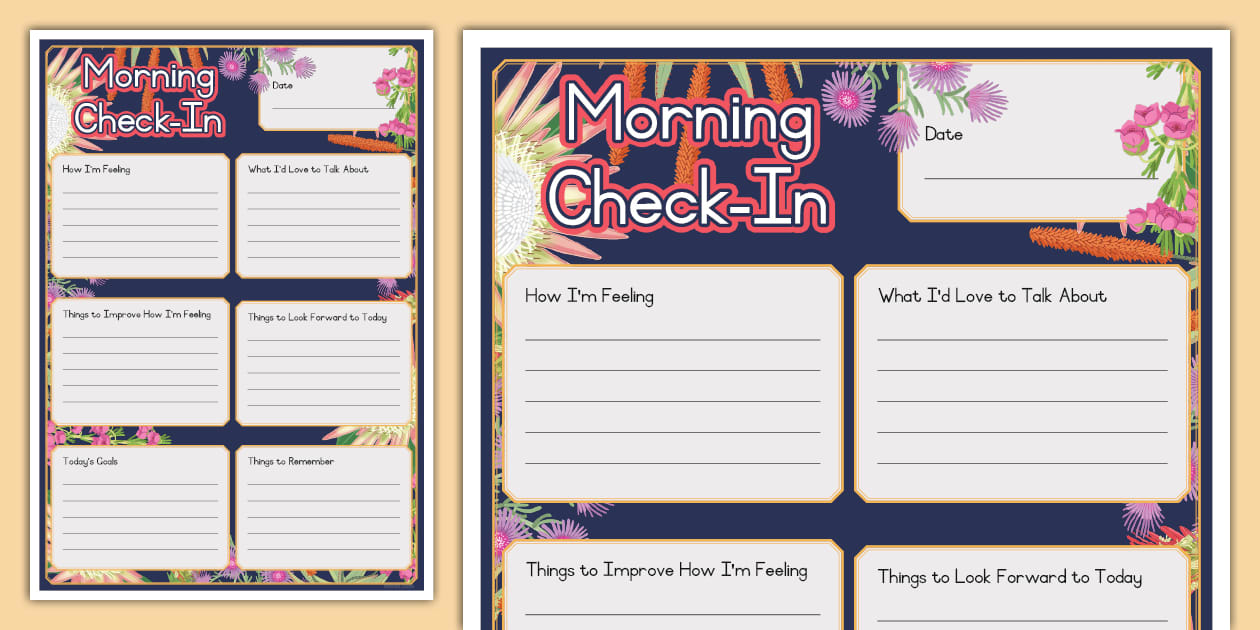 Fynbos-Themed Morning Check-In Activity Twinkl - Twinkl