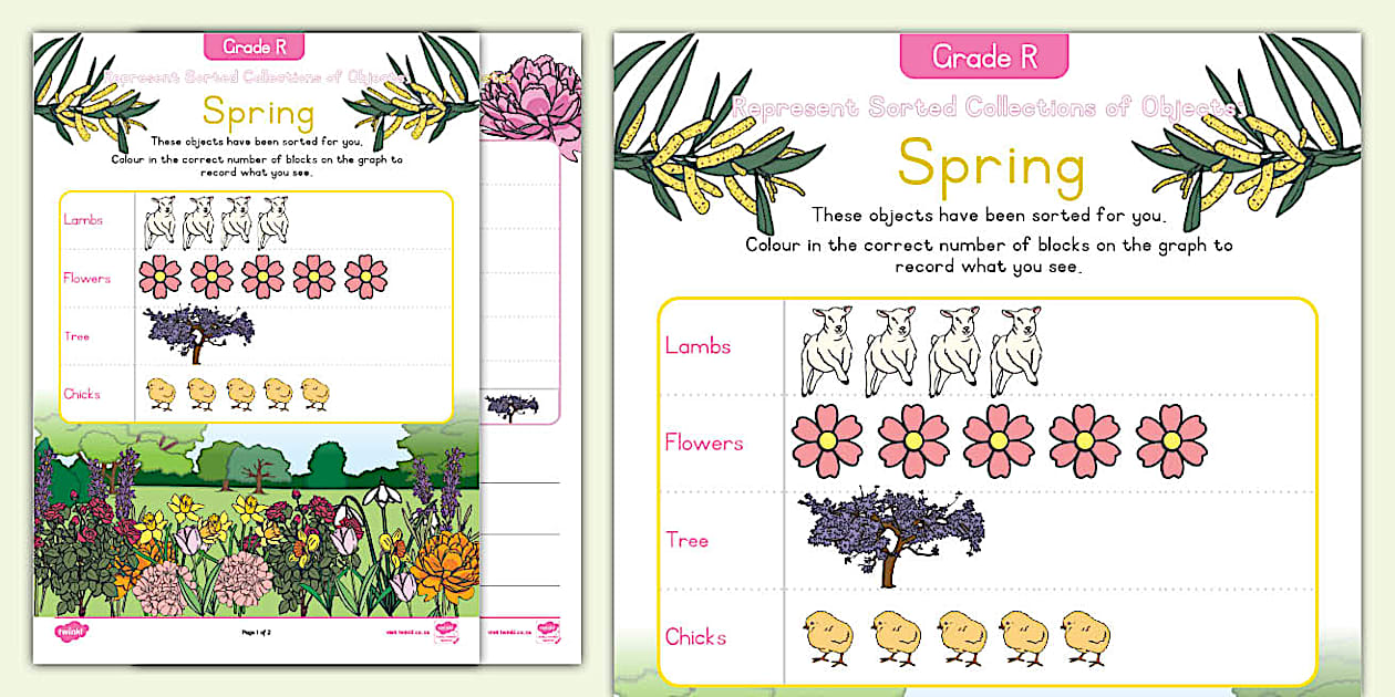 Grade R Data Handling -Represent Sorted Collections - Spring