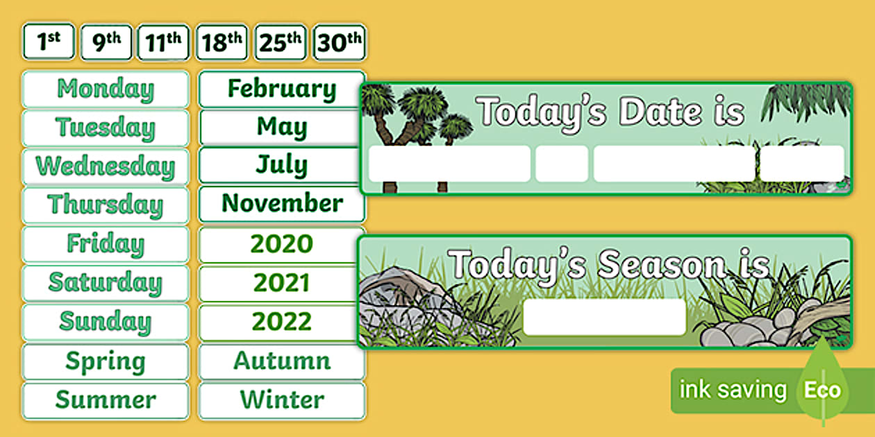 Nature Calendar (teacher made) - Twinkl