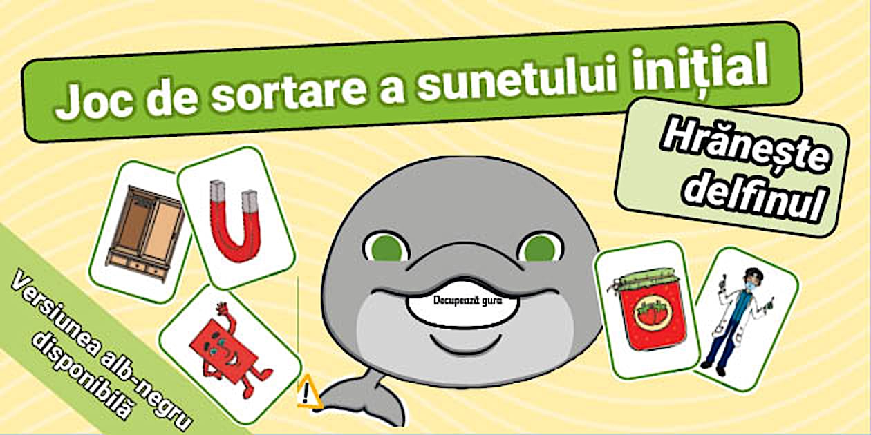 Sunetul și litera D: Joc educațional