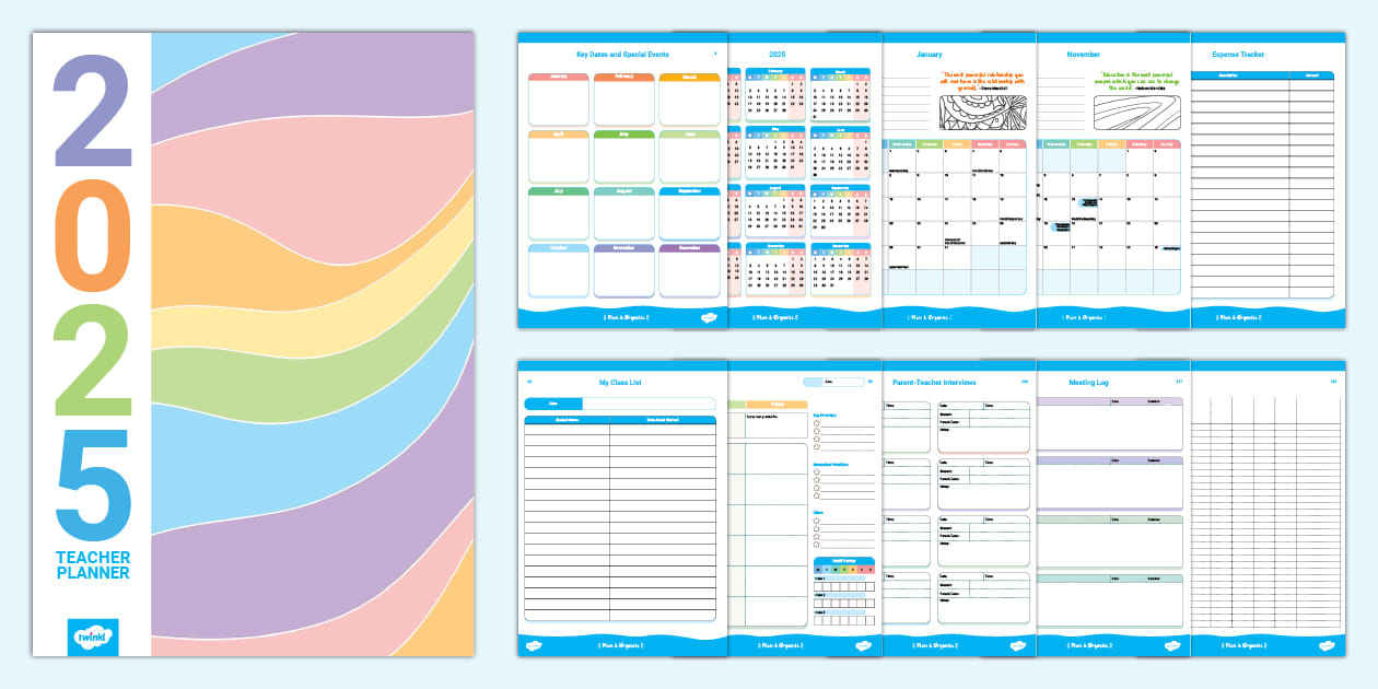 2025 Australian Teacher Planner (teacher made) - Twinkl