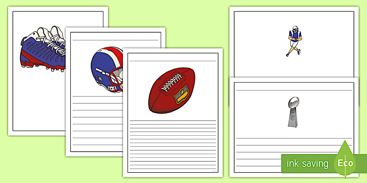 Football Writing Paper | Educational Resources | Twinkl