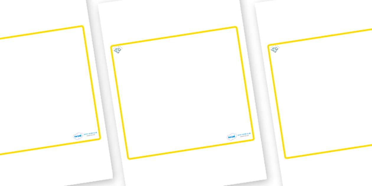 Diamond Themed Editable Classroom Area Display Sign - Twinkl