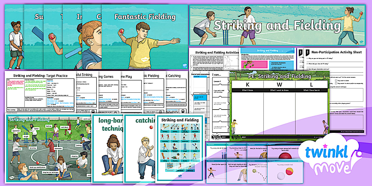 Year 3 Striking and Fielding Scheme of Work | Twinkl PE