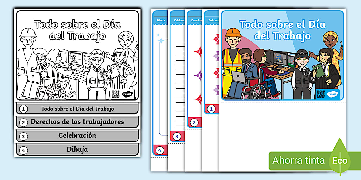 Día del Trabajo - cuadernillo primaria baja - Twinkl