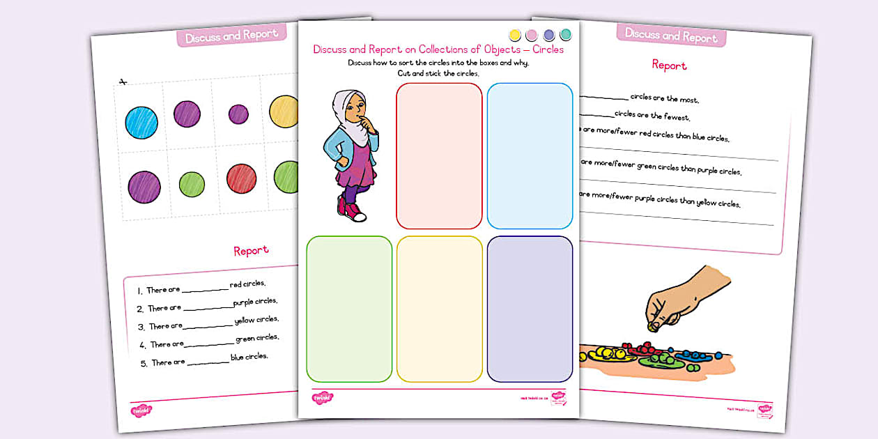 Data Handling: Discuss and Report on Collections – Circles