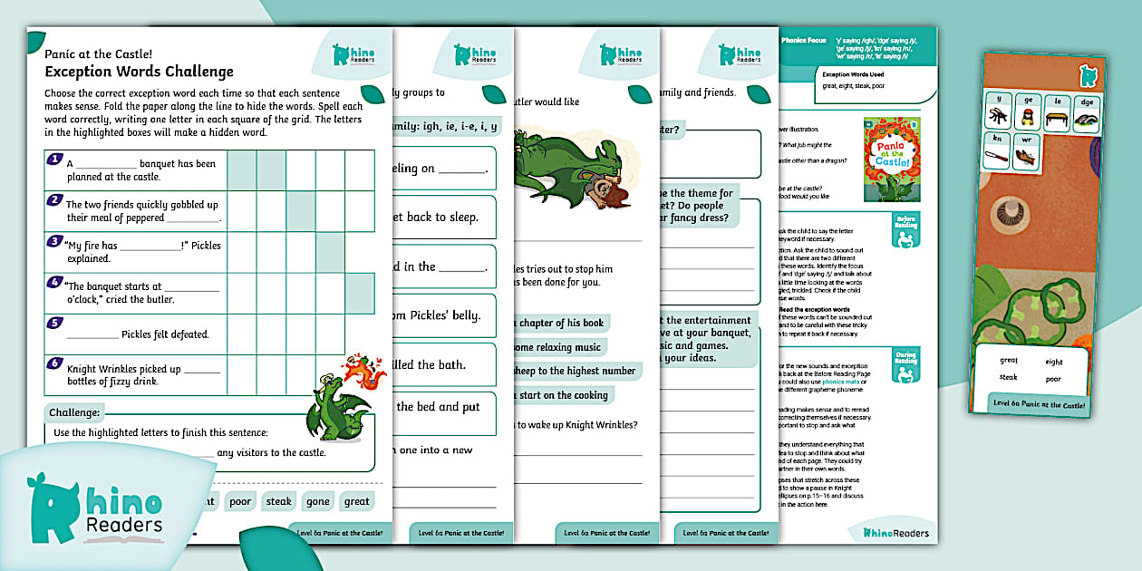 6a Panic at the Castle!: Resource Pack (Teacher-Made)