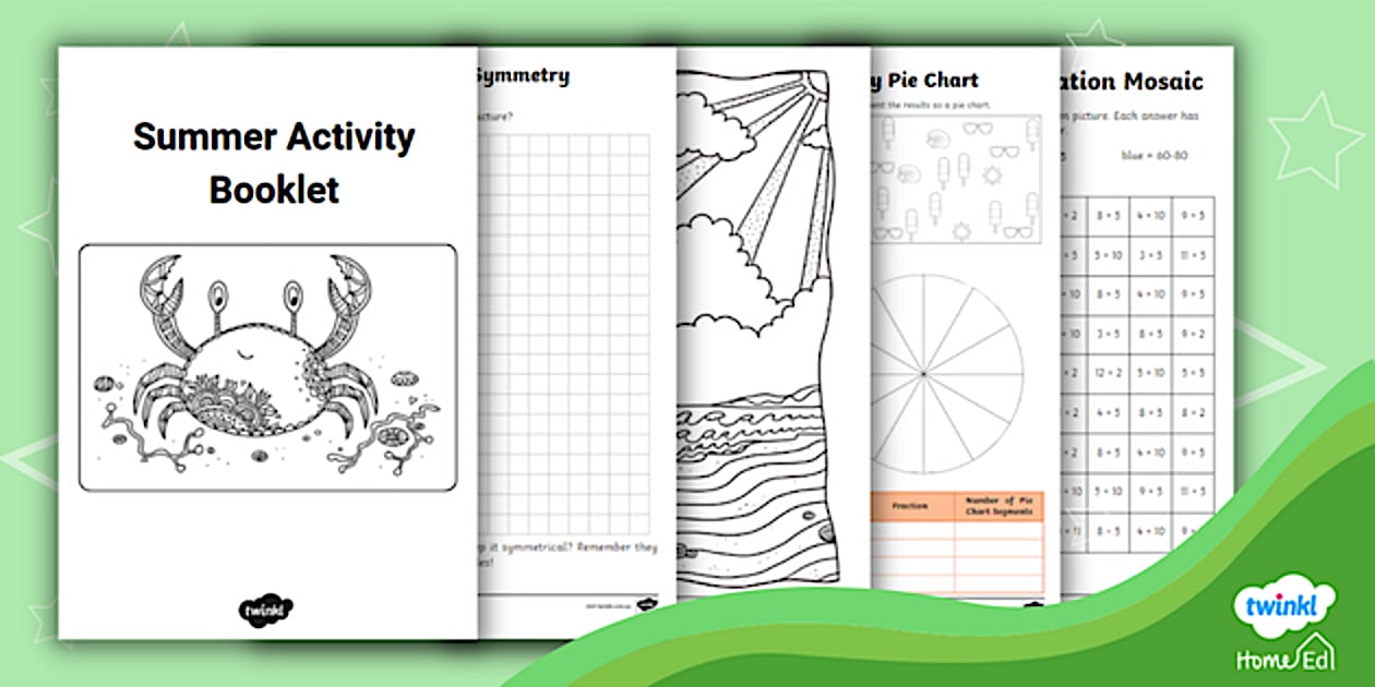 Home Education Australia Summer Activity Booklet - Twinkl