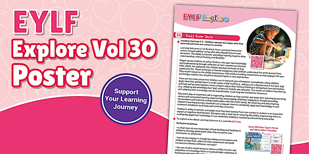 EYLF Explore Vol 30