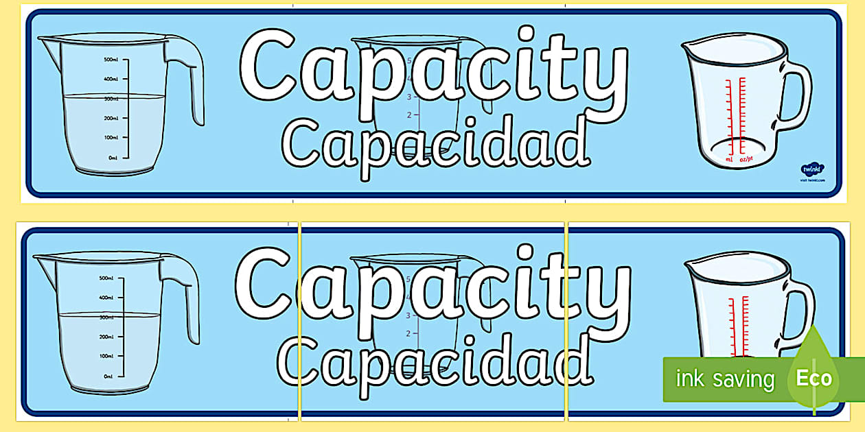 Capacity Display Banner English/Spanish - Capacity Display Banner