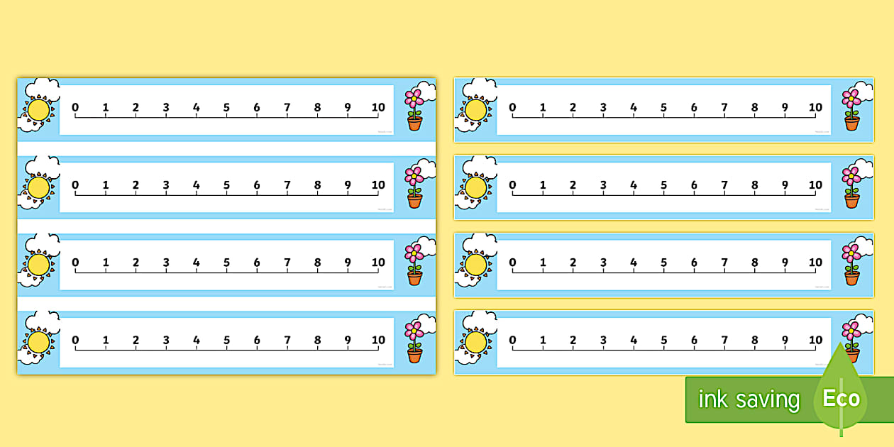 Number Line 1–10 For Kids | Twinkl Maths Resources